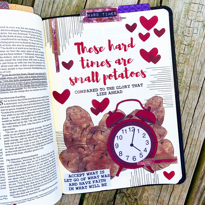 Small Potatoes Beautifulgoodnews Bible Journaling - Etsy