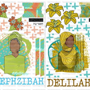 Women of the Bible Minis 24, Hephzibah and Delilah, Beautifulgoodnews ...