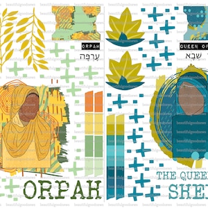 Women of the Bible Minis 28, Orpah and the Queen of Sheba ...