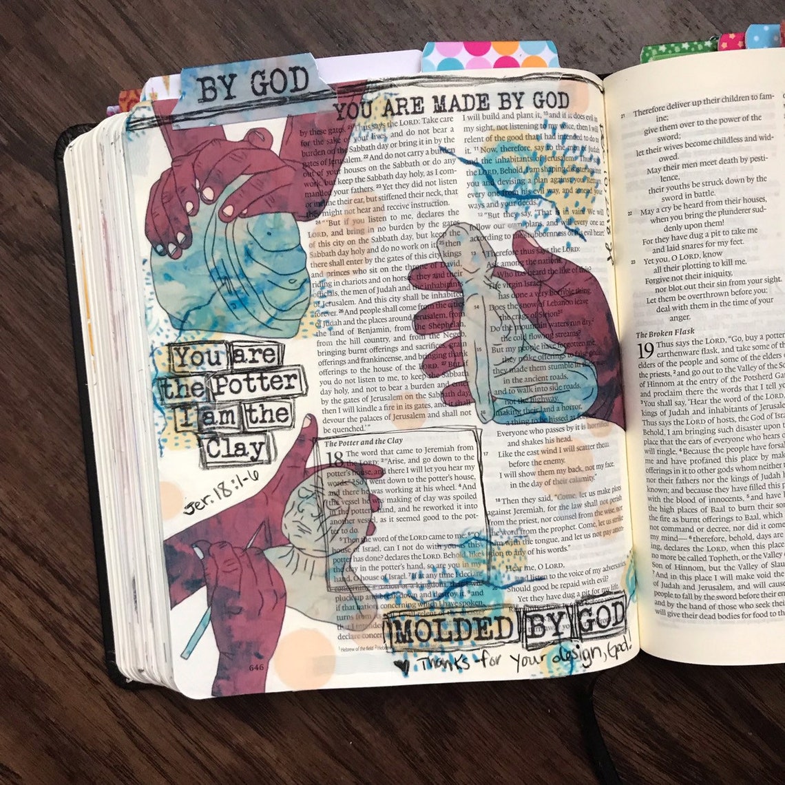 Potter and Clay Molded by Christ Beautifulgoodnews Bible | Etsy