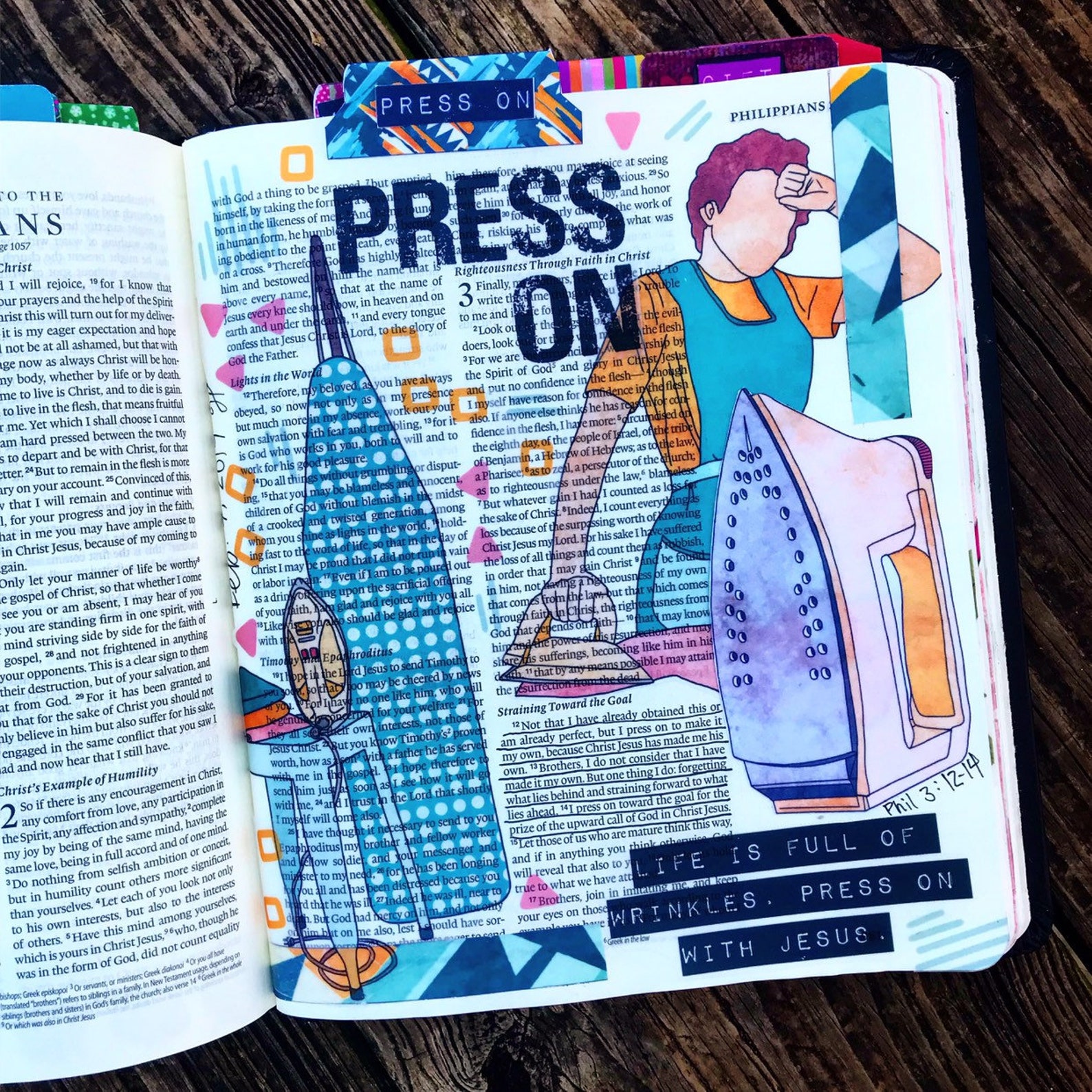 Press On Bible Journaling Traceable Printable Faith - Etsy