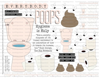 Everybody Poops | Etsy