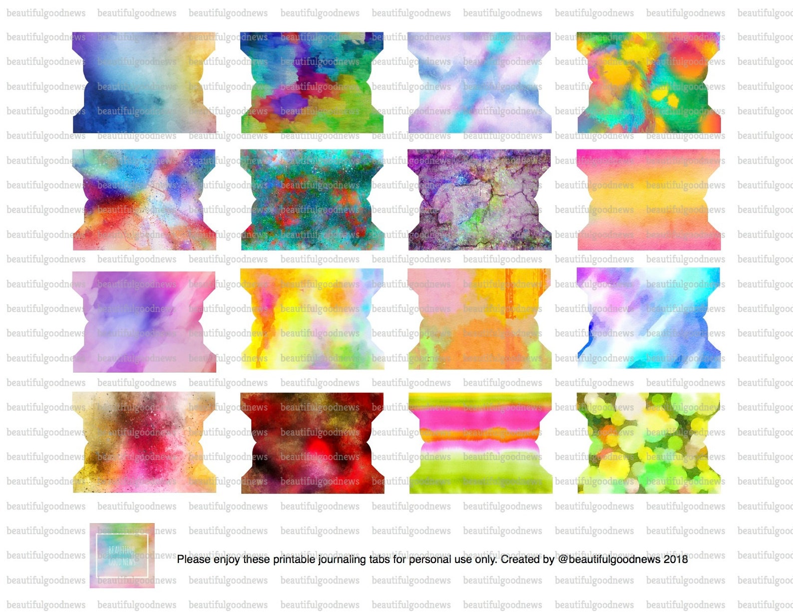 Tabs, Journaling Tab, Bible Tab, Watercolor, Bible Journaling ...