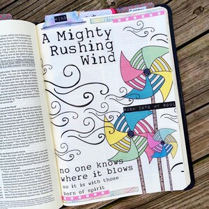 Mighty Rushing Wind, Pentecost, Beautifulgoodnews, Bible Journaling ...