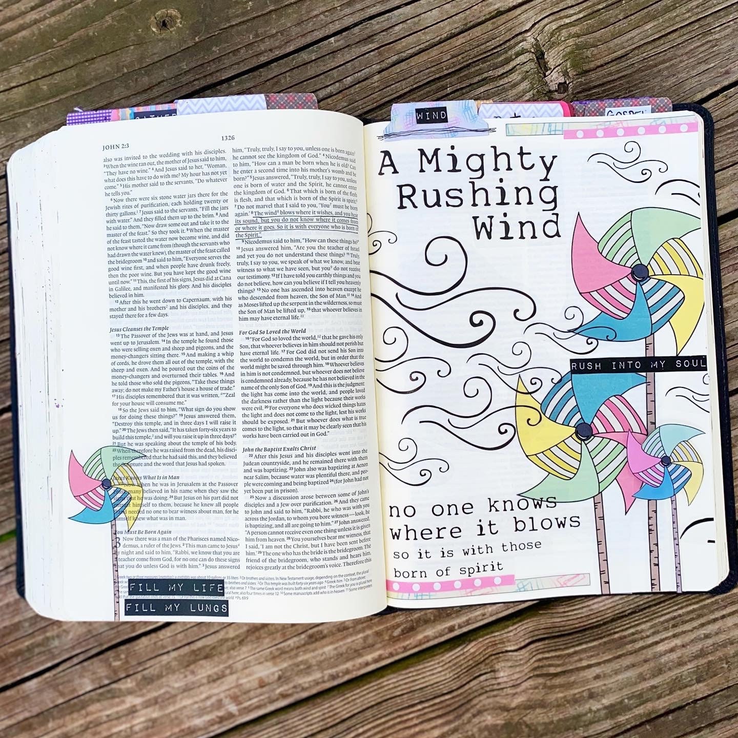 Mighty Rushing Wind Pentecost Beautifulgoodnews Bible - Etsy