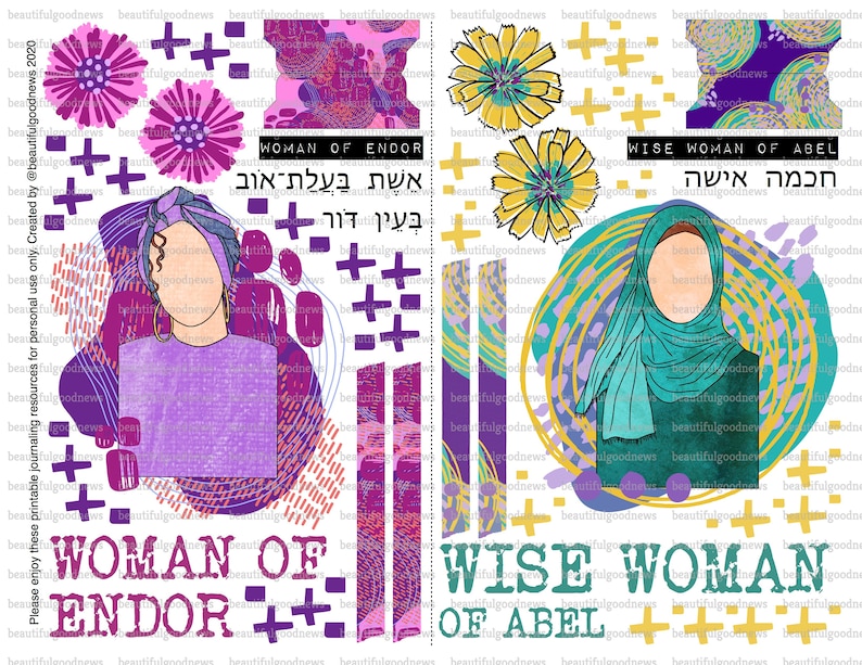 Women of the Bible Minis 23, Woman of Endor and Wise Woman of Abel ...