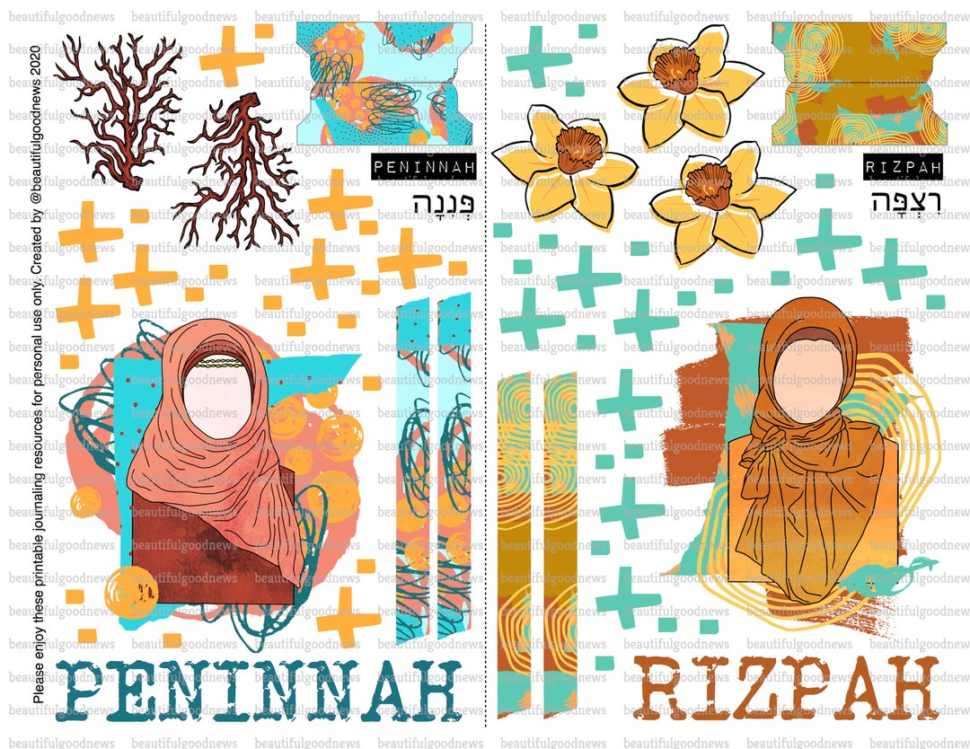 Women of the Bible Minis 25, Peninnah and Rizpah, Beautifulgoodnews ...