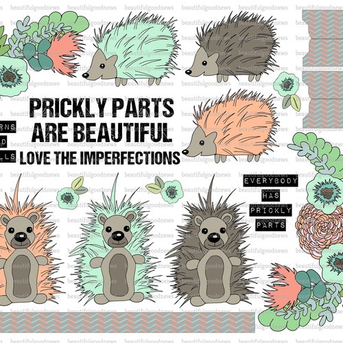 Prickly Parts Porcupine Bible Journaling Traceable - Etsy