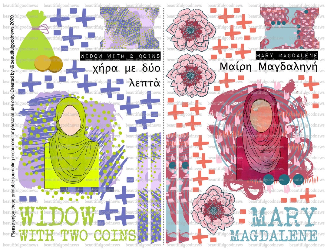 Women of the Bible Minis 21, Widow With Two Coins and Mary Magdalene ...