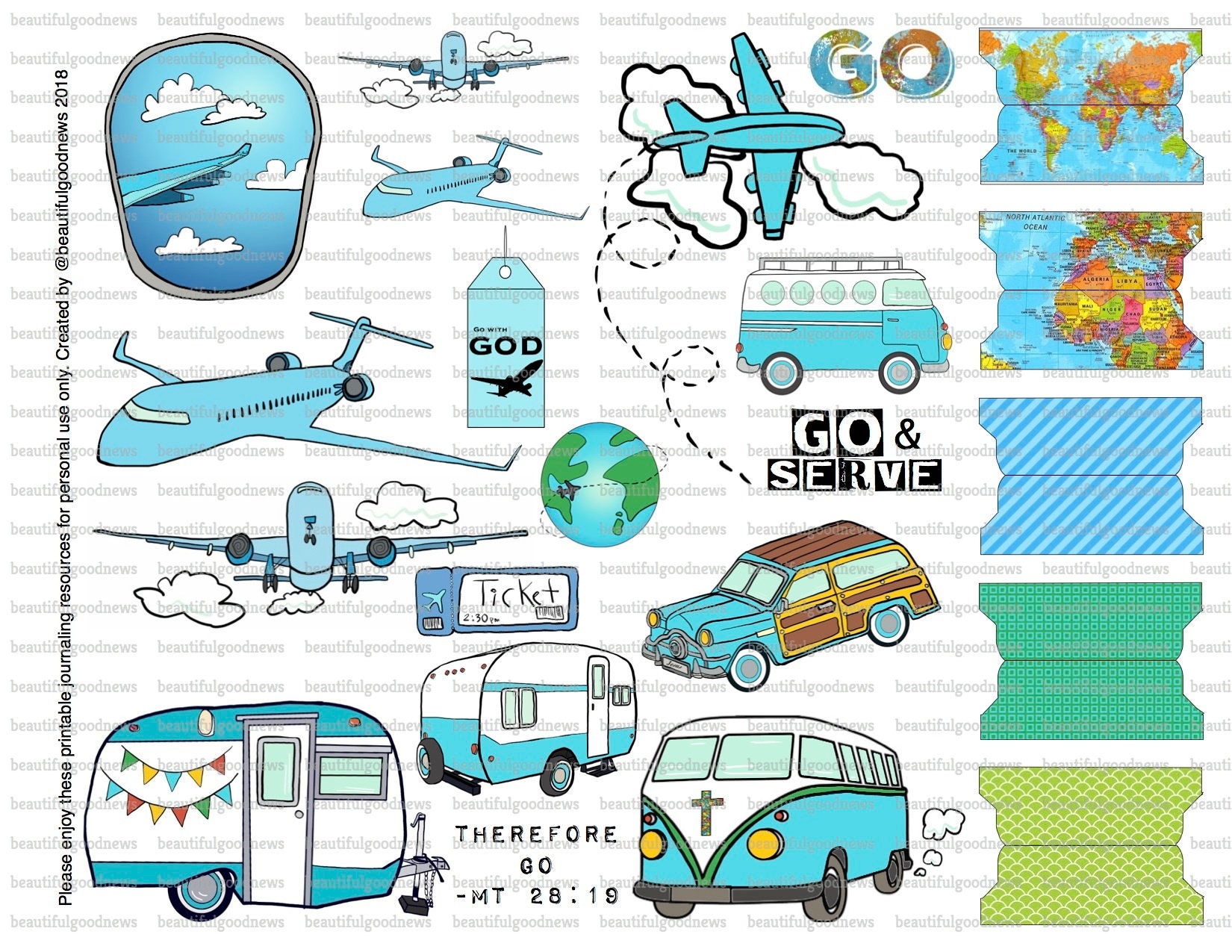 Called and Sent Missions Service Bible Journaling - Etsy