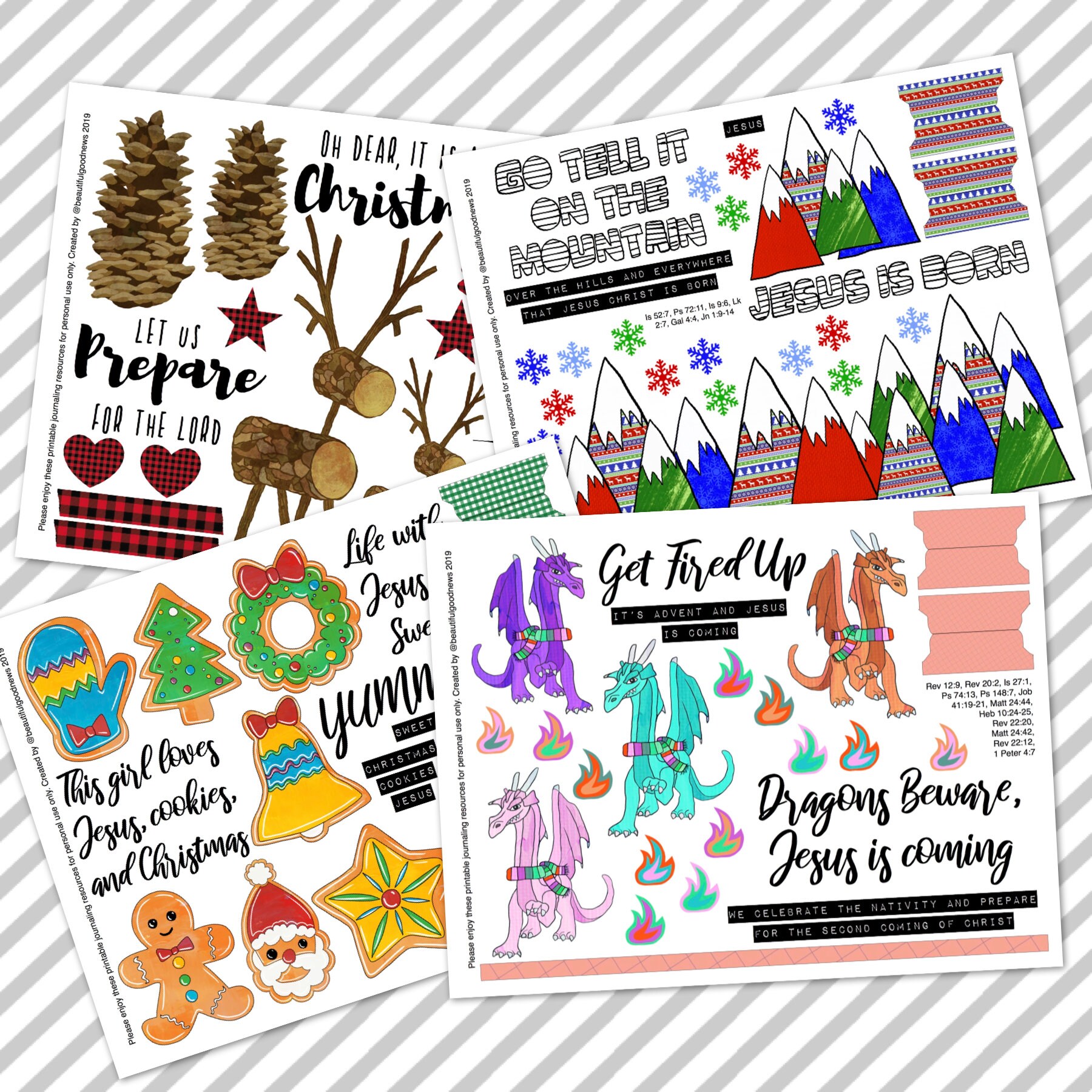 2019 Jumbo Christmas Bundle Christmas Beautifulgoodnews - Etsy