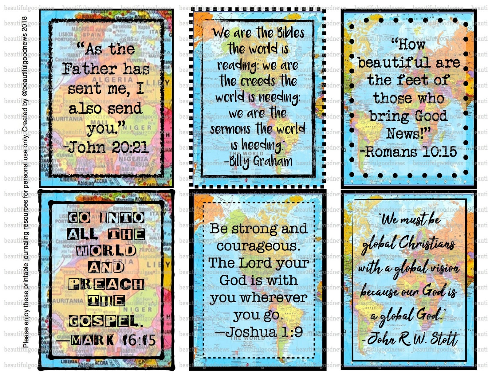 Called and Sent Missions Service Bible Journaling - Etsy