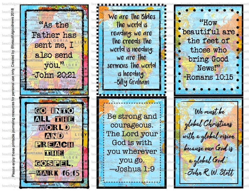 Called and Sent, Missions, Service, Bible Journaling, Traceable ...