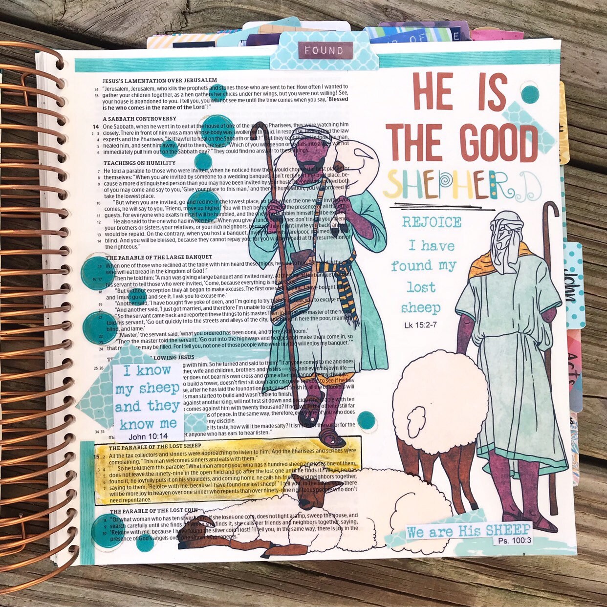 His Sheep, Good Shepherd, Bible Journaling, Traceable, Printable, Faith ...