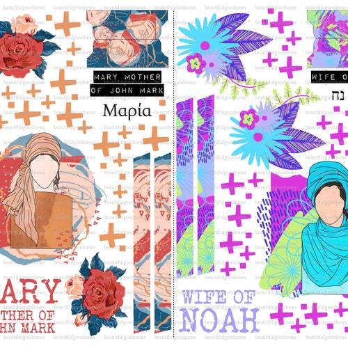 Women of the Bible Minis Bundle Set 4 Beautifulgoodnews - Etsy
