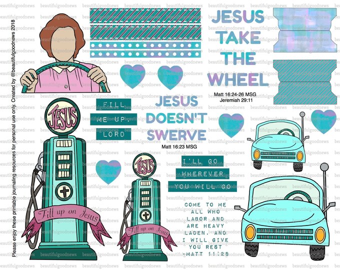 Taco Bout Jesus Taco Bible Journaling Traceable Printable - Etsy