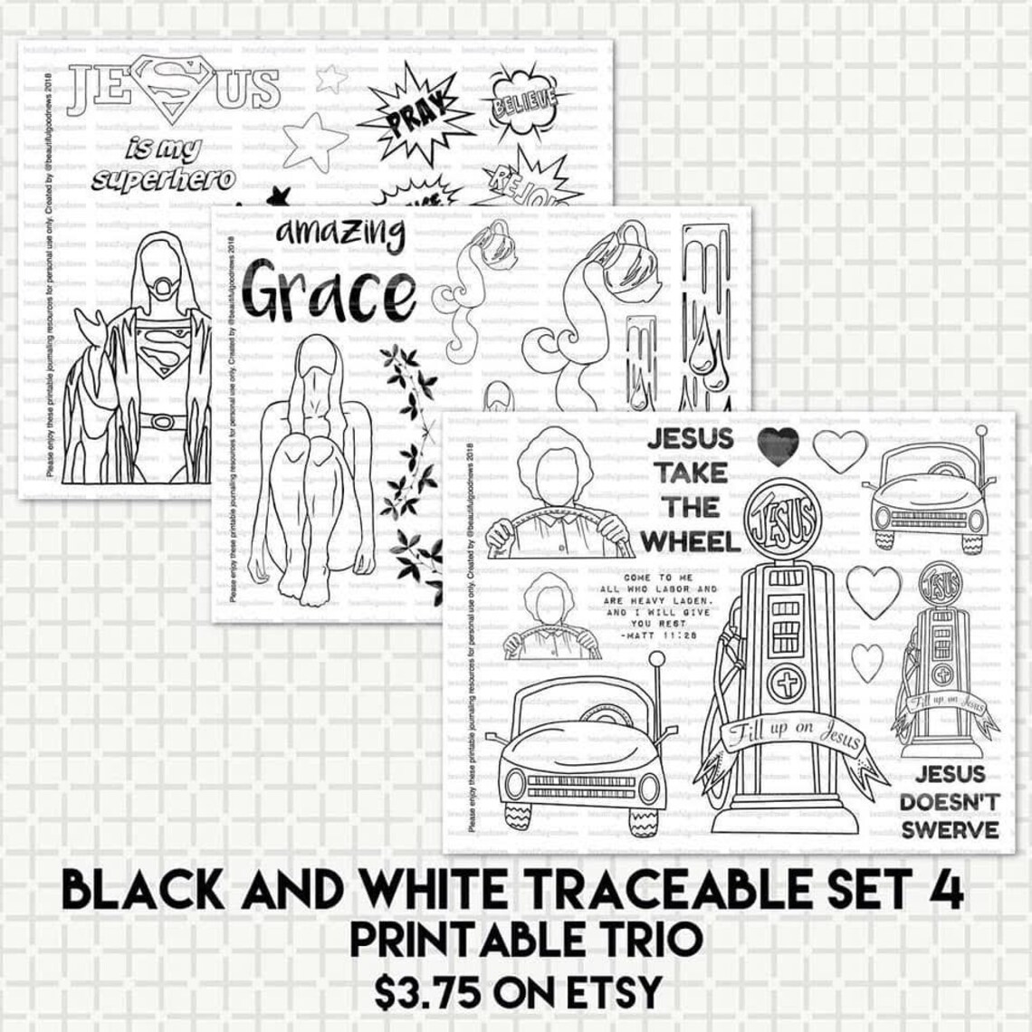 Big Traceable Bundle Sets 1-8 Beautifulgoodnews Trace Your - Etsy