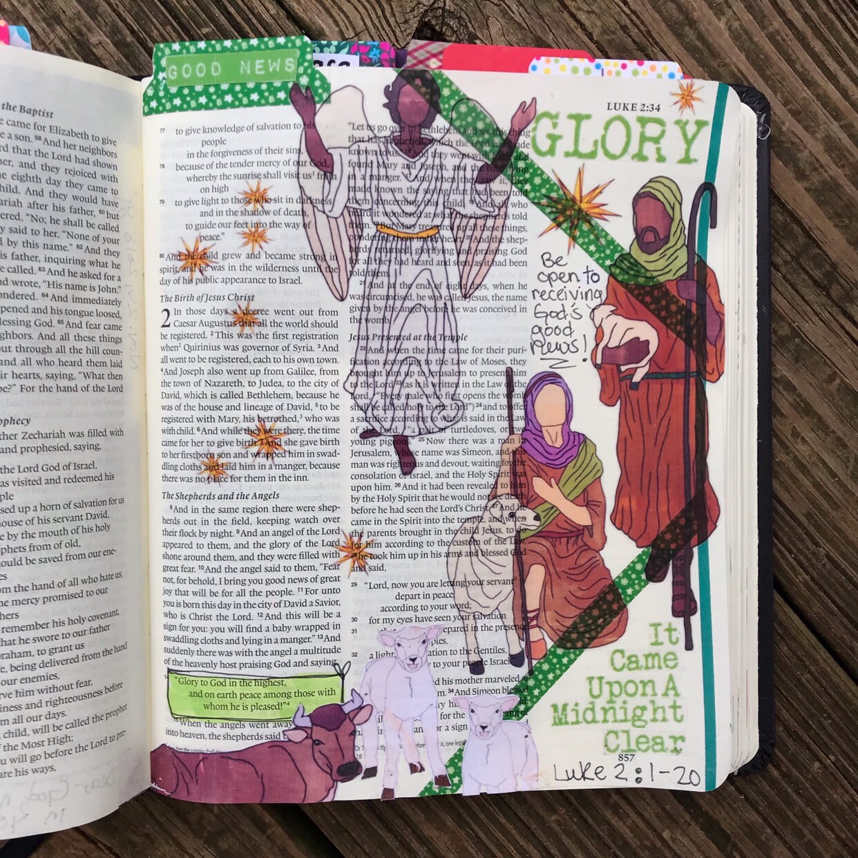 Angels and Shepherds Christmas Beautifulgoodnews Bible - Etsy