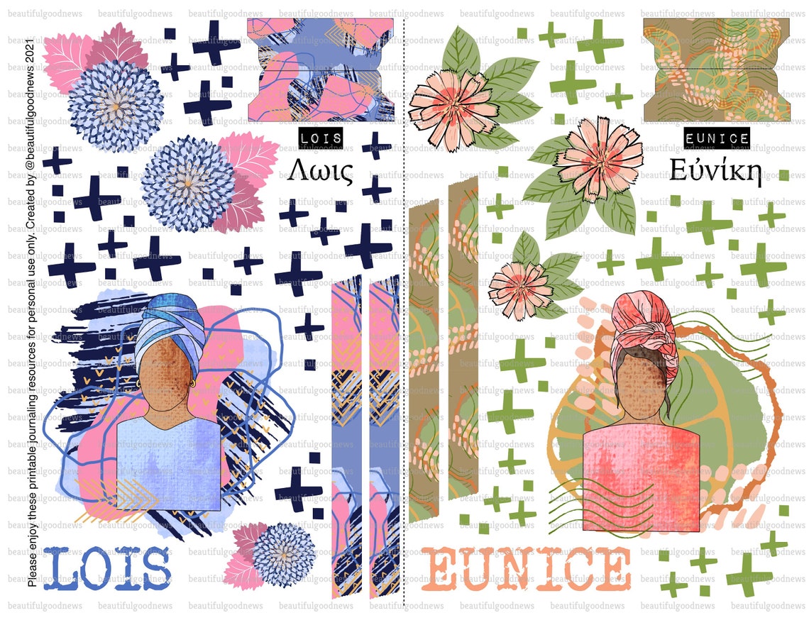 Women of the Bible Minis 31, Lois and Eunice, Beautifulgoodnews, Bible ...