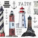 Lighthouse, Bible Journaling, Traceable, Printable, Faith, Christian ...