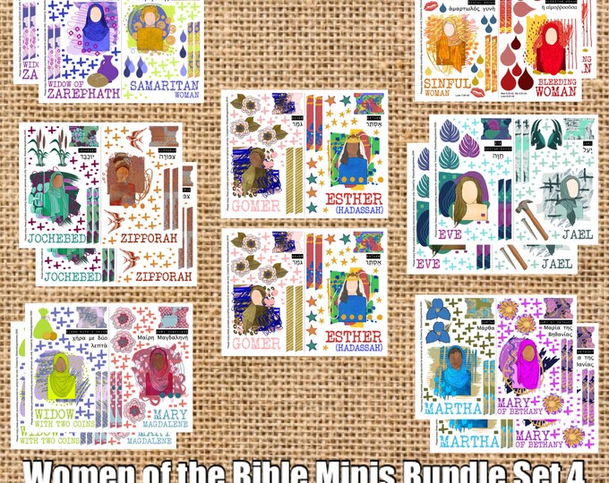 Women of the Bible Minis Bundle Set 4, Beautifulgoodnews, Bible ...
