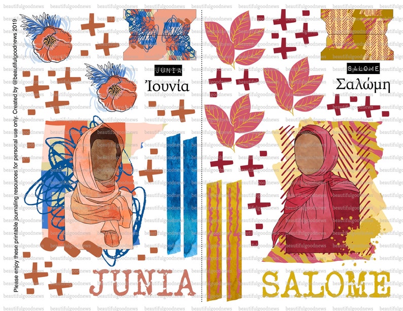 Women of the Bible Minis 15 Junia and Salome - Etsy