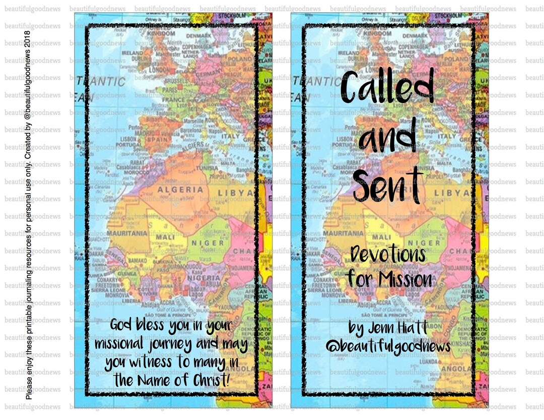Devotional ONLY, Called and Sent, Missions, Service, Bible Journaling ...