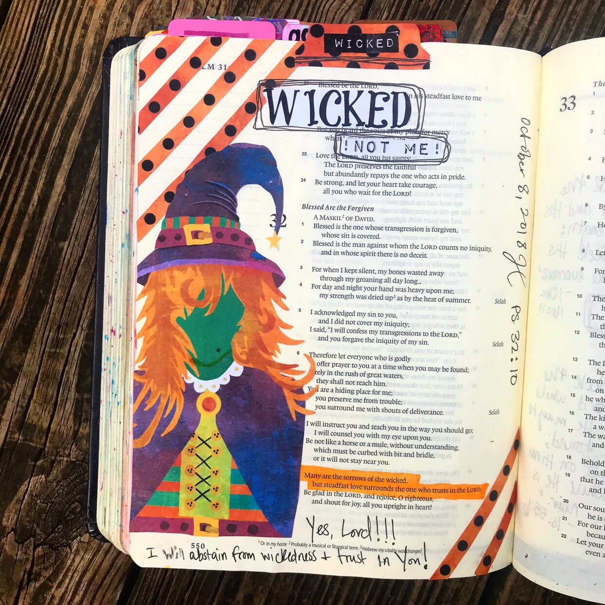 Spooktacular Set, Fall, Halloween, Bible Journaling, Traceable ...