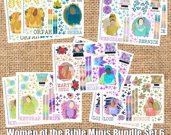 Women of the Bible Minis Bundle Beautifulgoodnews Bible | Etsy