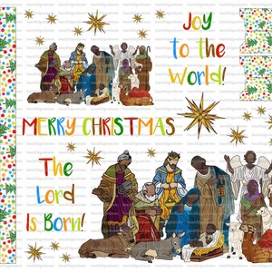 Nativity Bundle Set, Christmas, Beautifulgoodnews, Bible Journaling ...