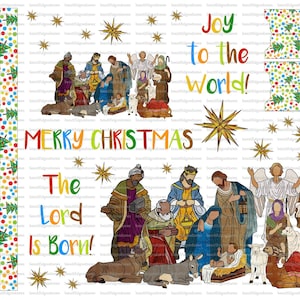 Nativity Bundle Set, Christmas, Beautifulgoodnews, Bible Journaling ...