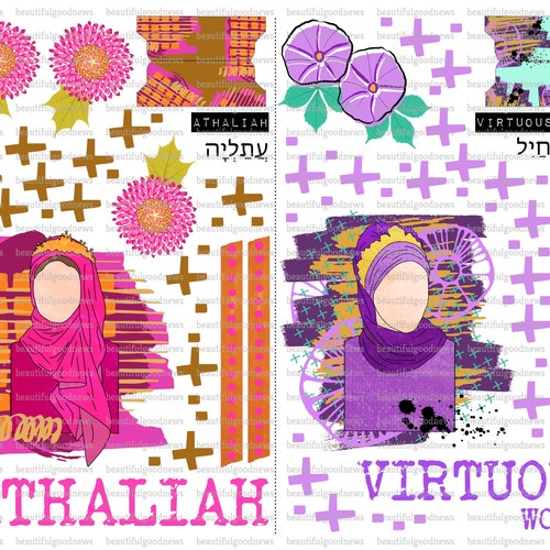 Women of the Bible Minis 27 Athaliah & the Virtuous Woman - Etsy