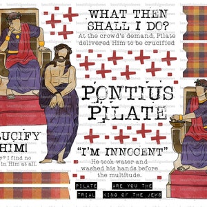Pontius Pilate, Easter, Beautifulgoodnews, Bible Journaling, Traceable ...