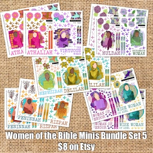 Women of the Bible Minis Bundle Set 5, Beautifulgoodnews, Bible ...