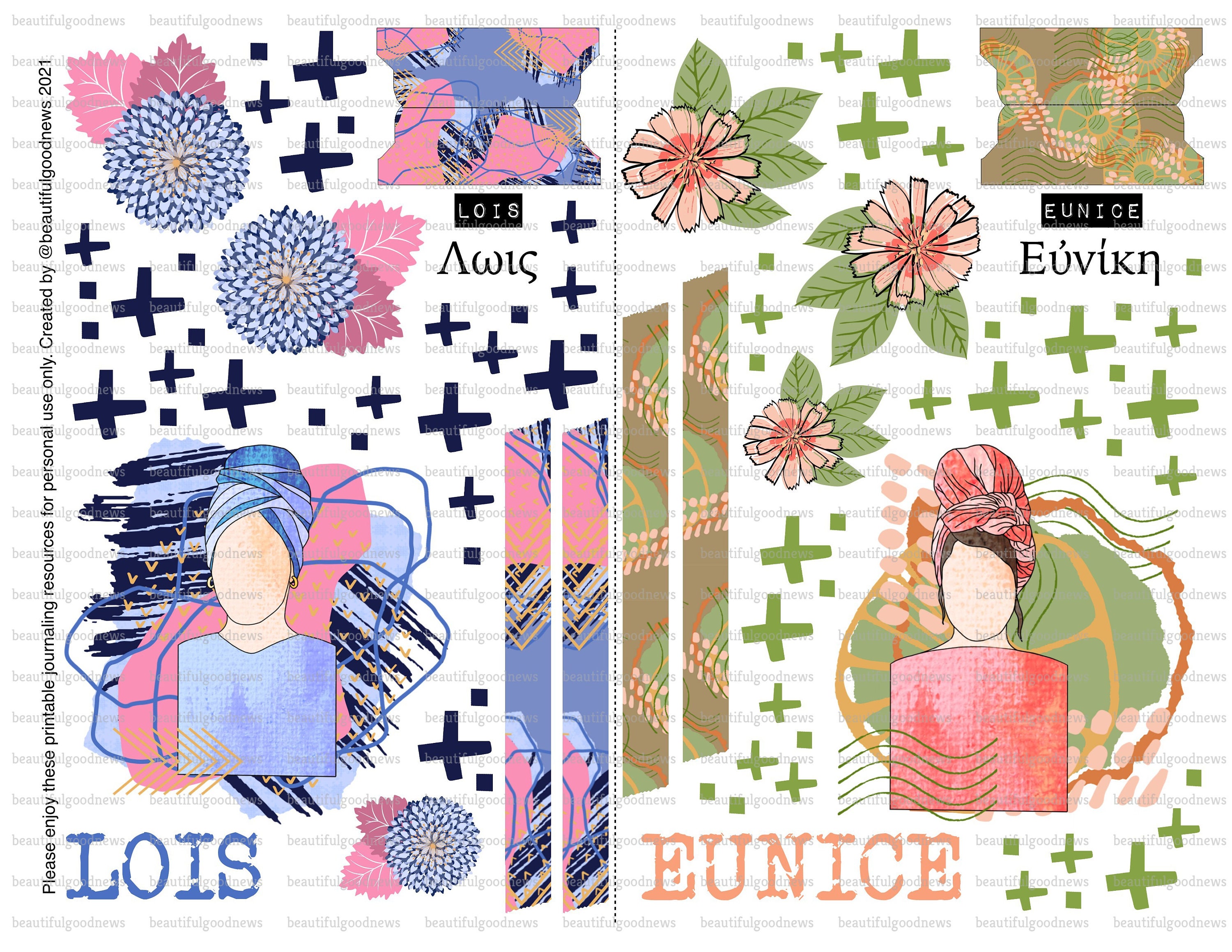 Women of the Bible Minis 31 Lois and Eunice - Etsy