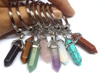 Stone keychain | Etsy