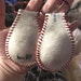2 Official MLB / Milb Rawlings Leather Baseball Keychain Major League ...