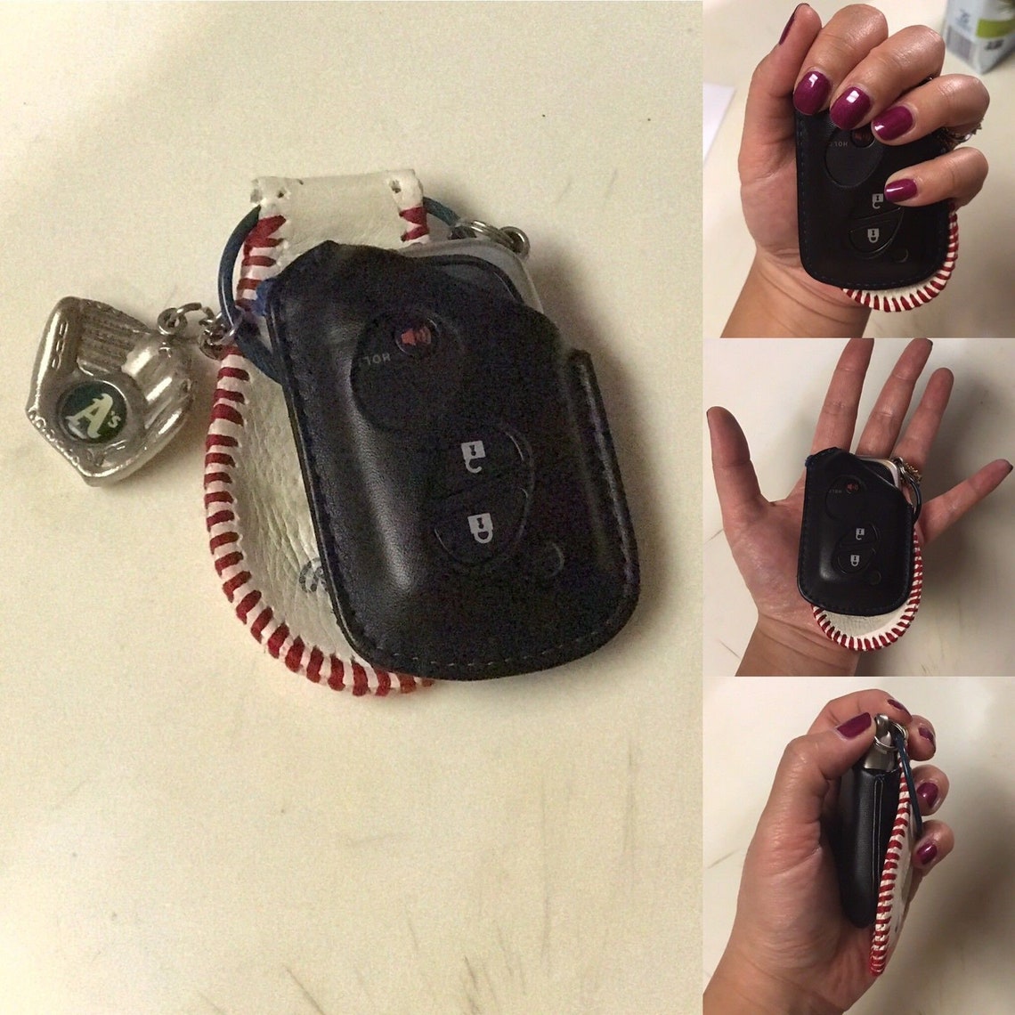 2 Official MLB / Milb Rawlings Leather Baseball Keychain Major - Etsy