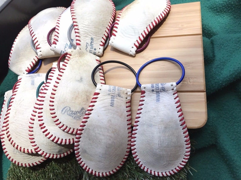 2 Official MLB / Milb Rawlings Leather Baseball Keychain Major - Etsy