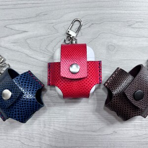 Real Water Snake Leather Case for Apple Airpods 1&2 With a Keychain ...
