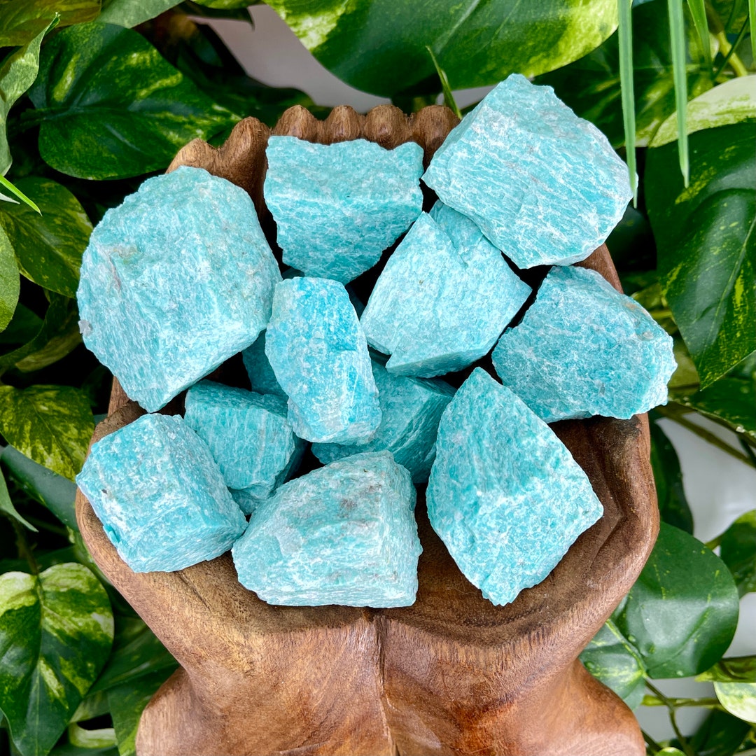 Raw Amazonite Crystal, Rough Amazonite Crystal, Raw Crystals, Raw ...