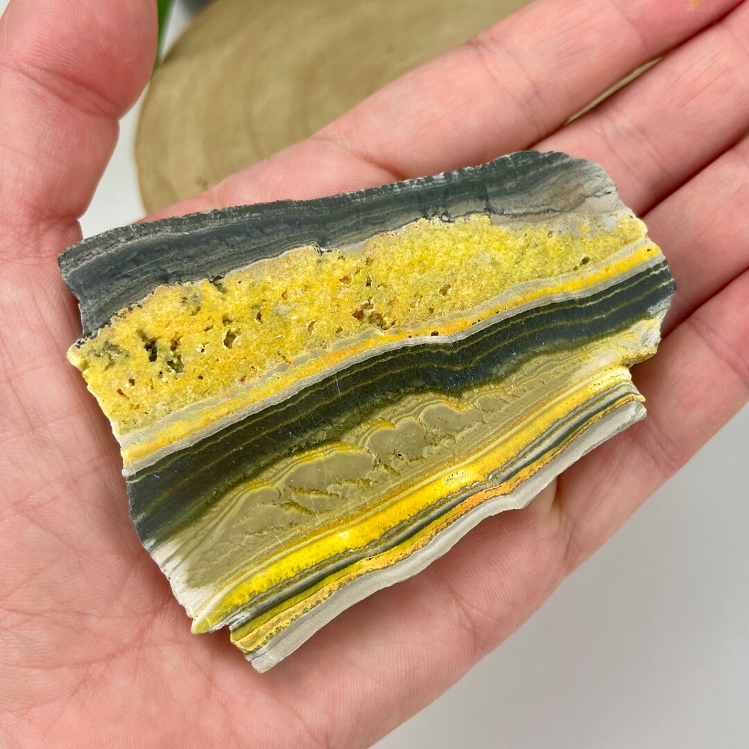 Bumble Bee Jasper Slab, Bumblebee Jasper Stone Slab, Raw Bumblebee Jasper, Bumblebee Jasper ...