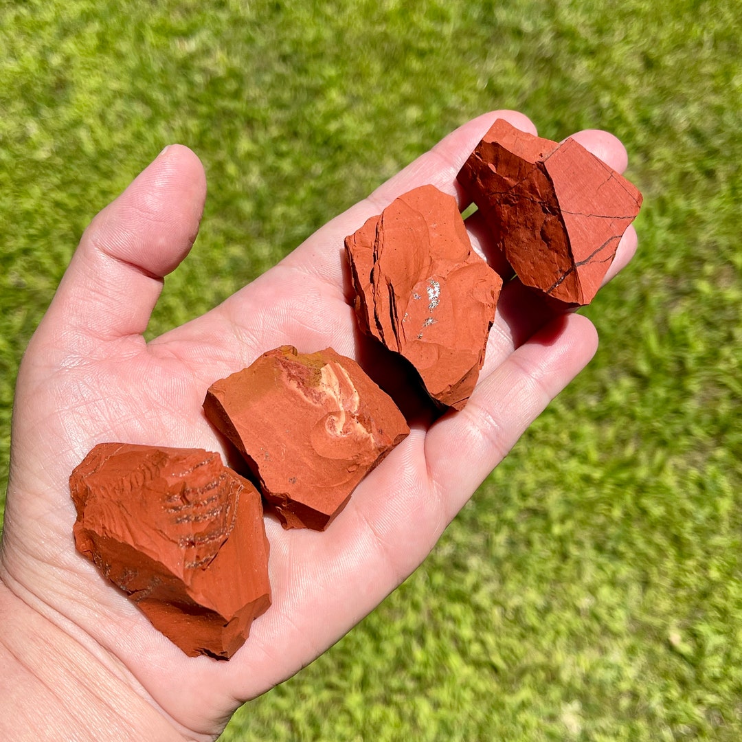 Raw Red Jasper Crystal, Rough Red Jasper Crystal, Raw Red Jasper ...