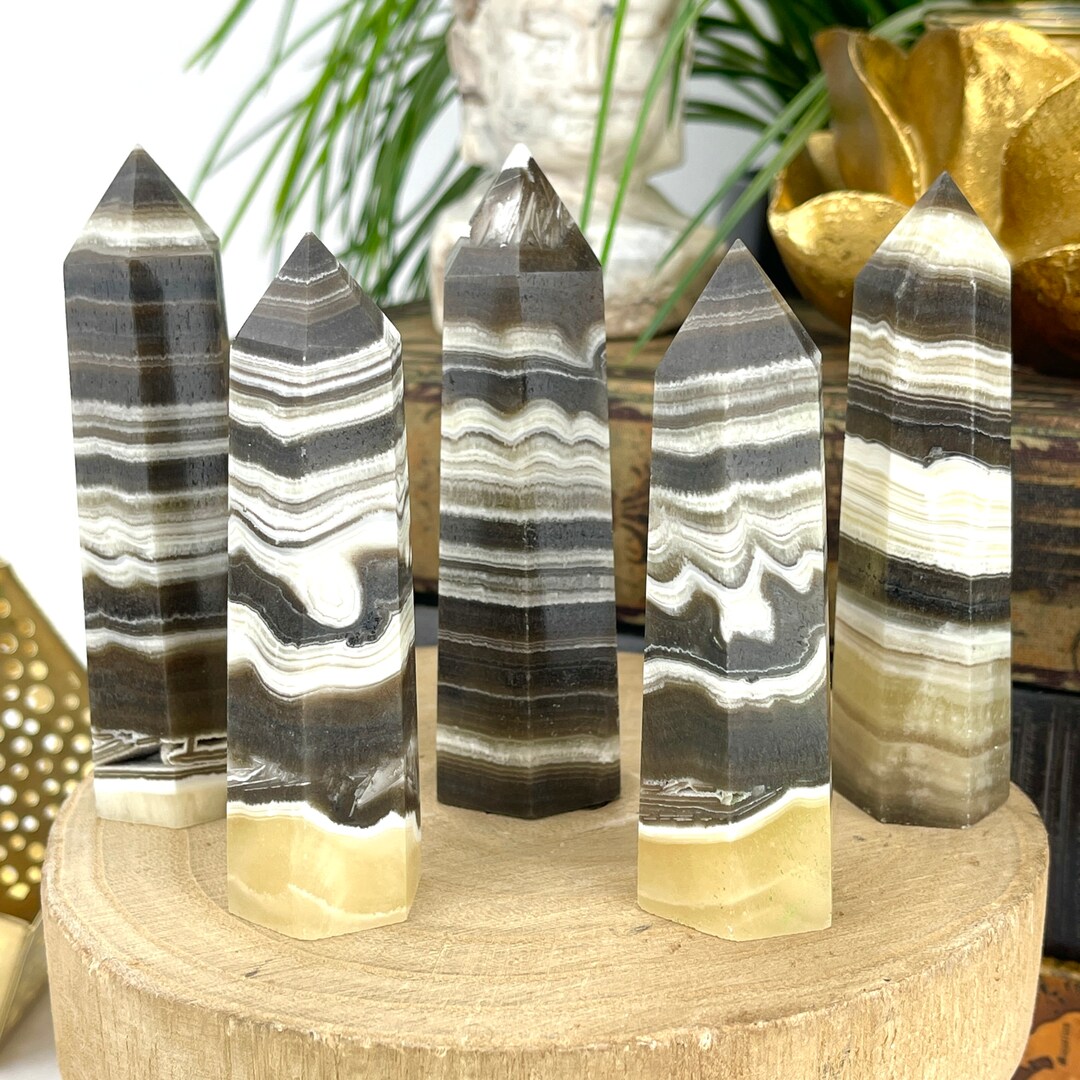 Zebra Calcite Points, Phantom Calcite, Zebra Calcite Towers, Zebra ...