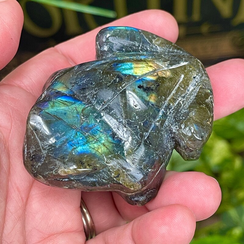 Stone Frog Figurine - Etsy