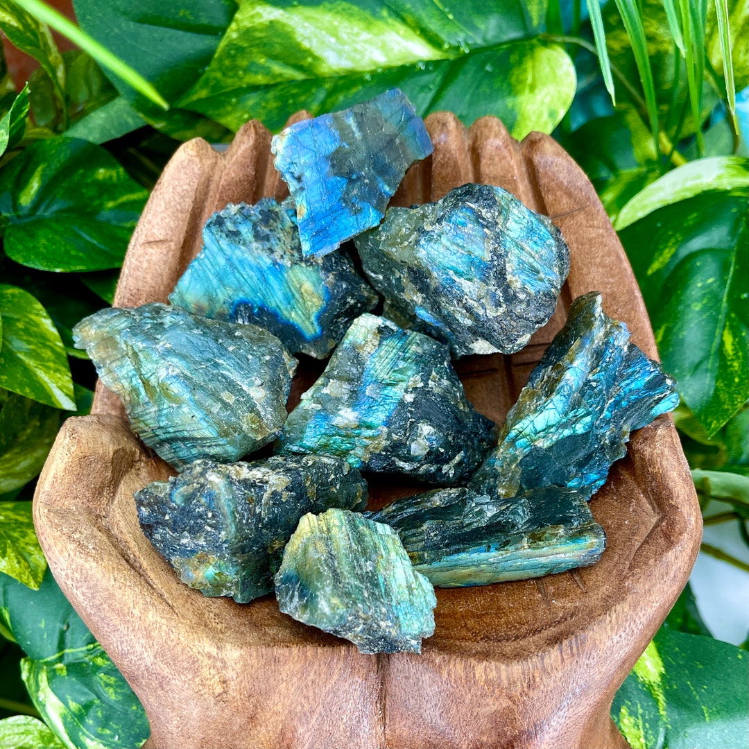Raw Labradorite Crystal, Rough Labradorite Crystal, Raw Crystals ...