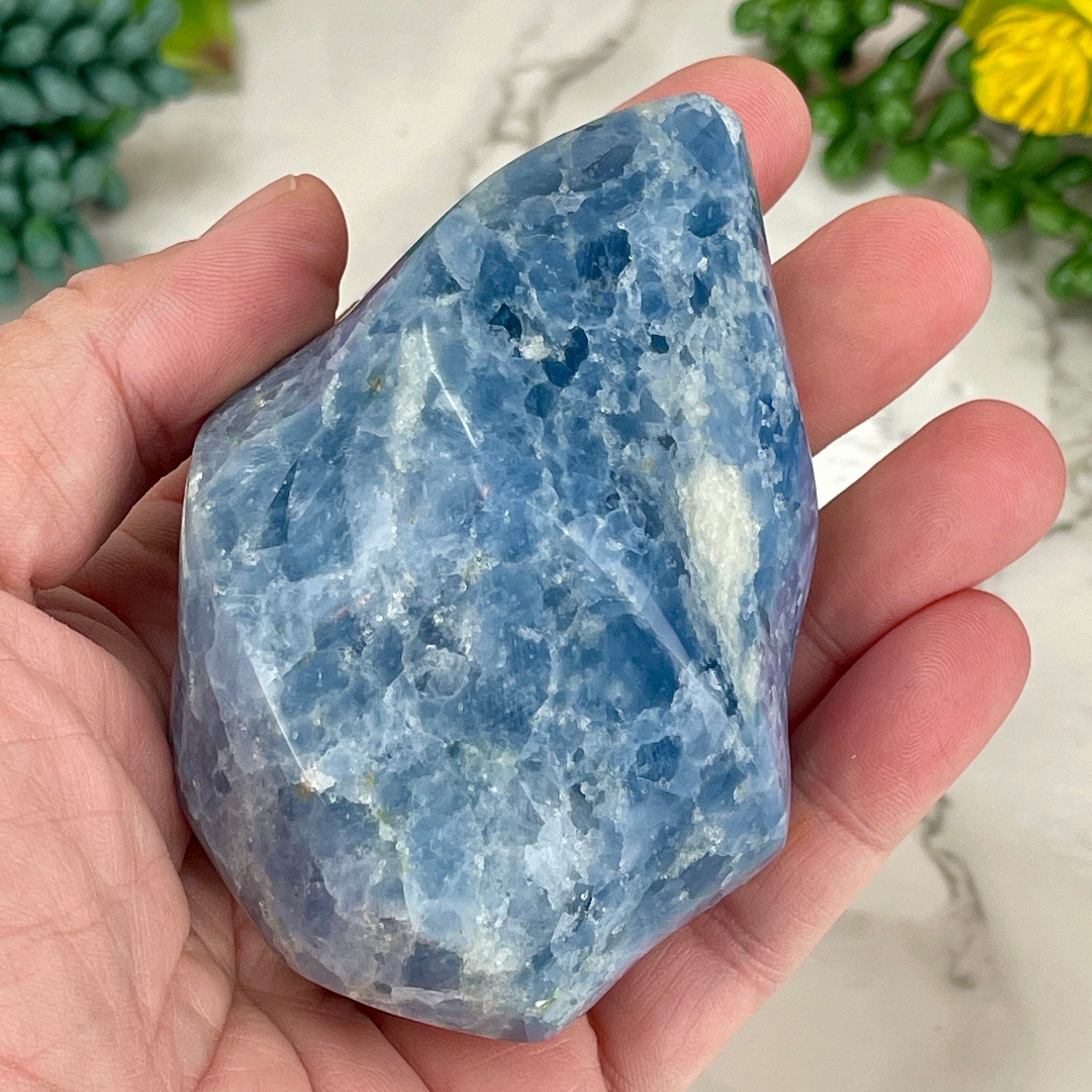 Blue Calcite Flame, Blue Calcite Tower, Blue Calcite, Blue Calcite ...