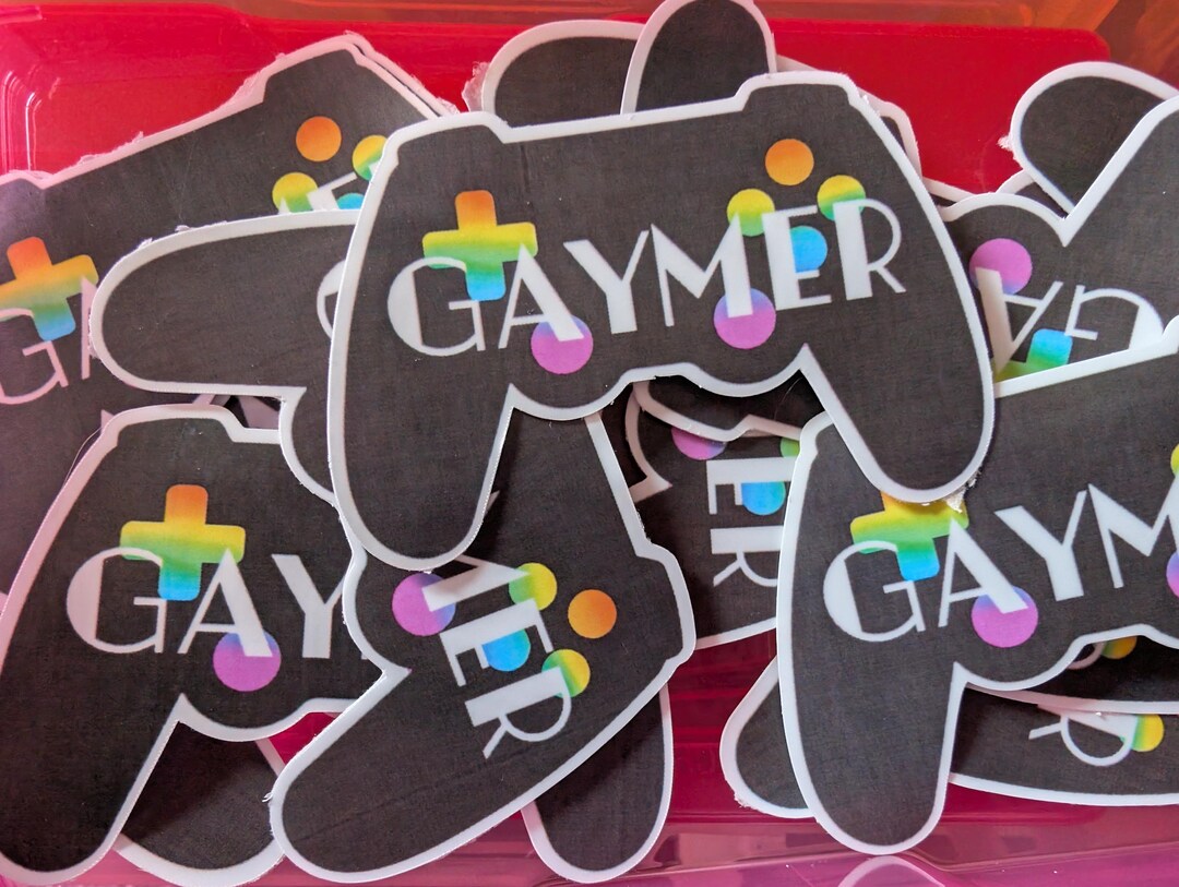 GAYMER Vinyl Sticker Decal Waterproof for Water Bottles Laptop and More ...