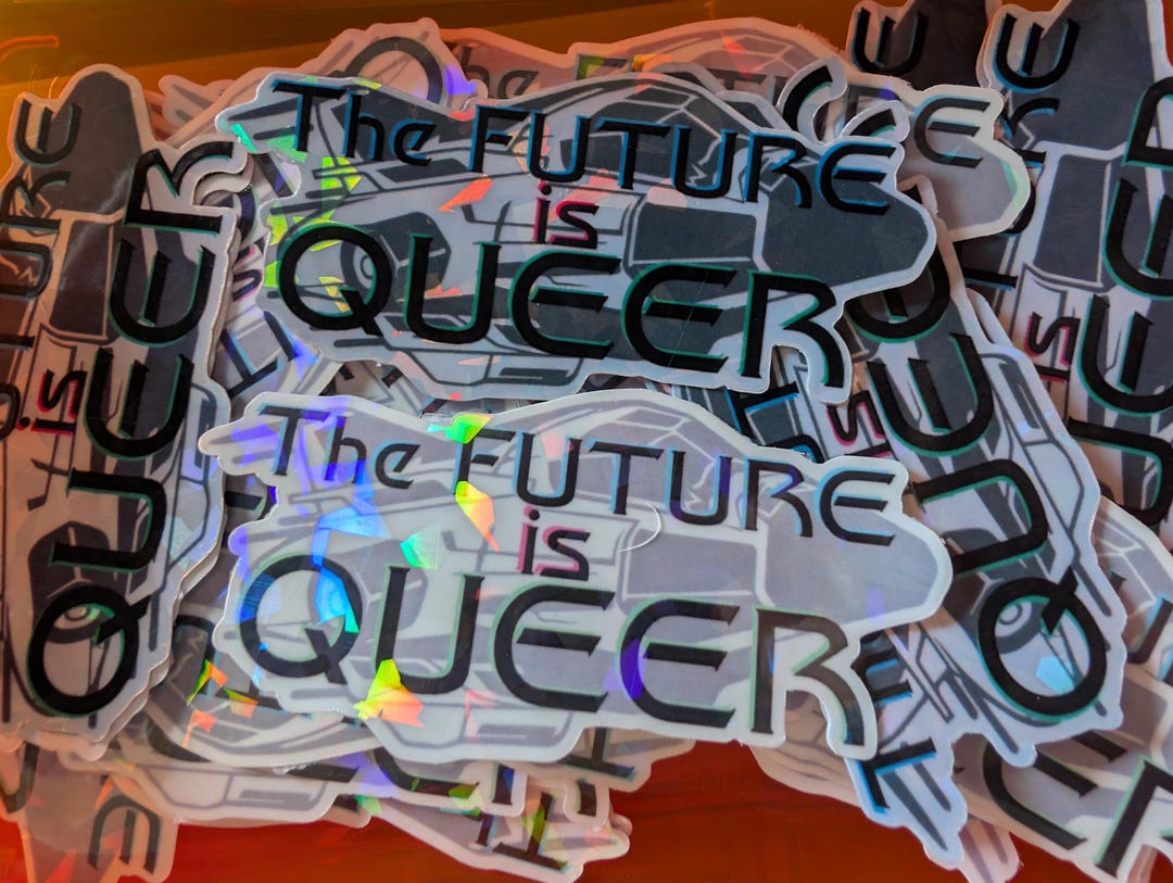 The FUTURE is QUEER Waterproof Vinyl Sticker Decal for Water Bottle ...