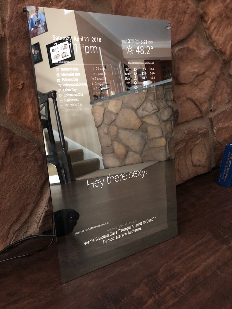 Custom MagicMirror/ Smart Mirror Raspberry Pi Frameless | Etsy